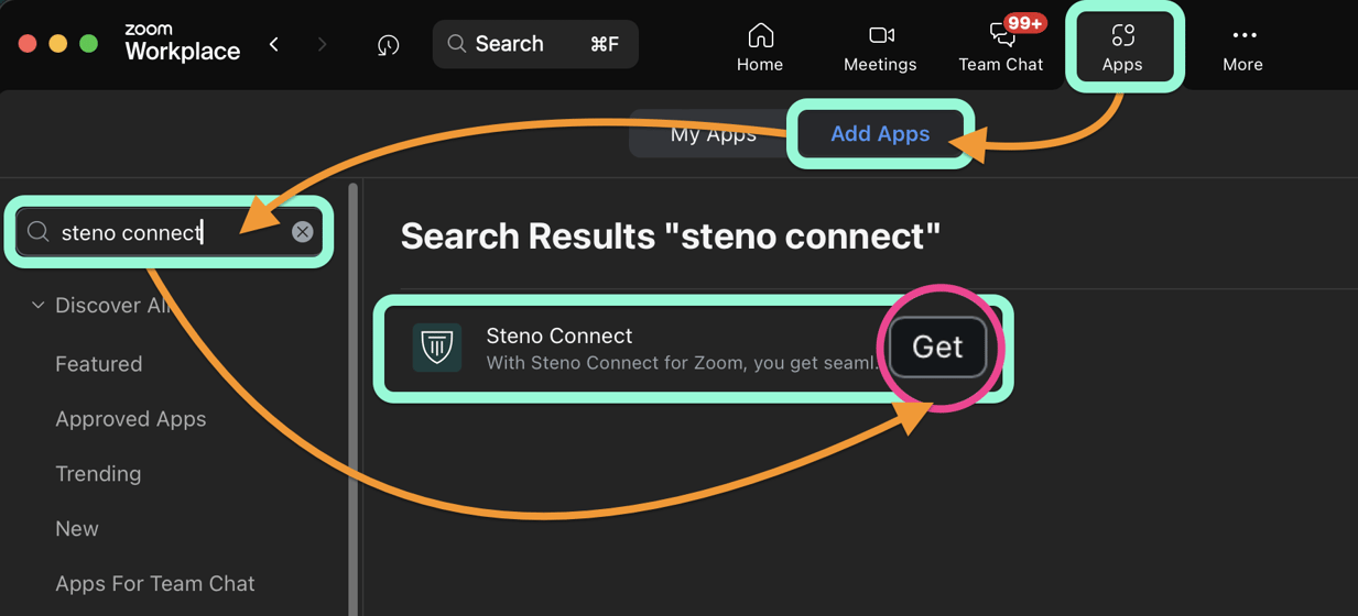 How to Set Up and Use the Steno Connect App for Zoom