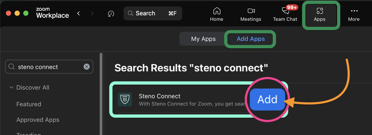 How to Set Up and Use the Steno Connect App for Zoom