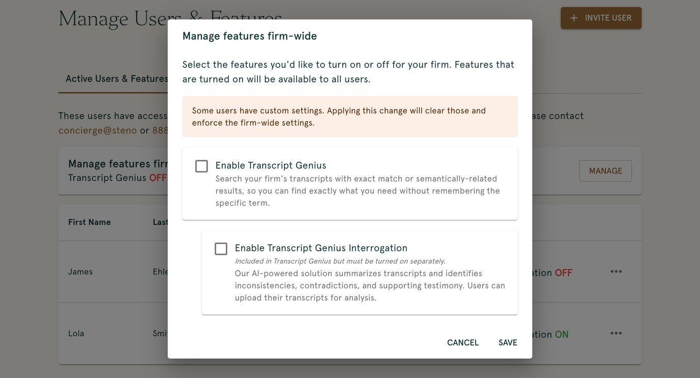 How Do I Enable Transcript Genius?