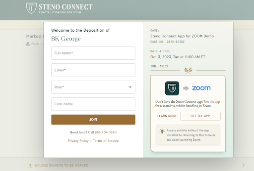 Steno Connect App Guide for Legal Videographers