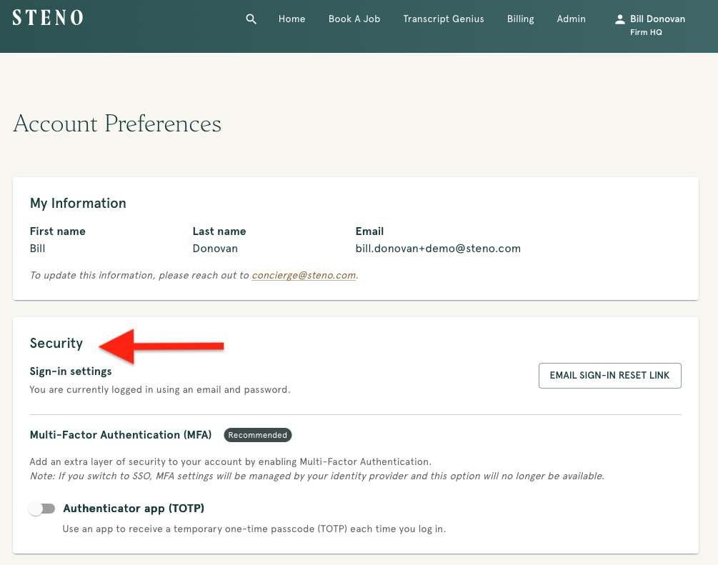 How to Set Up Multi-Factor Authentication (MFA) for Your Firm Dashboar
