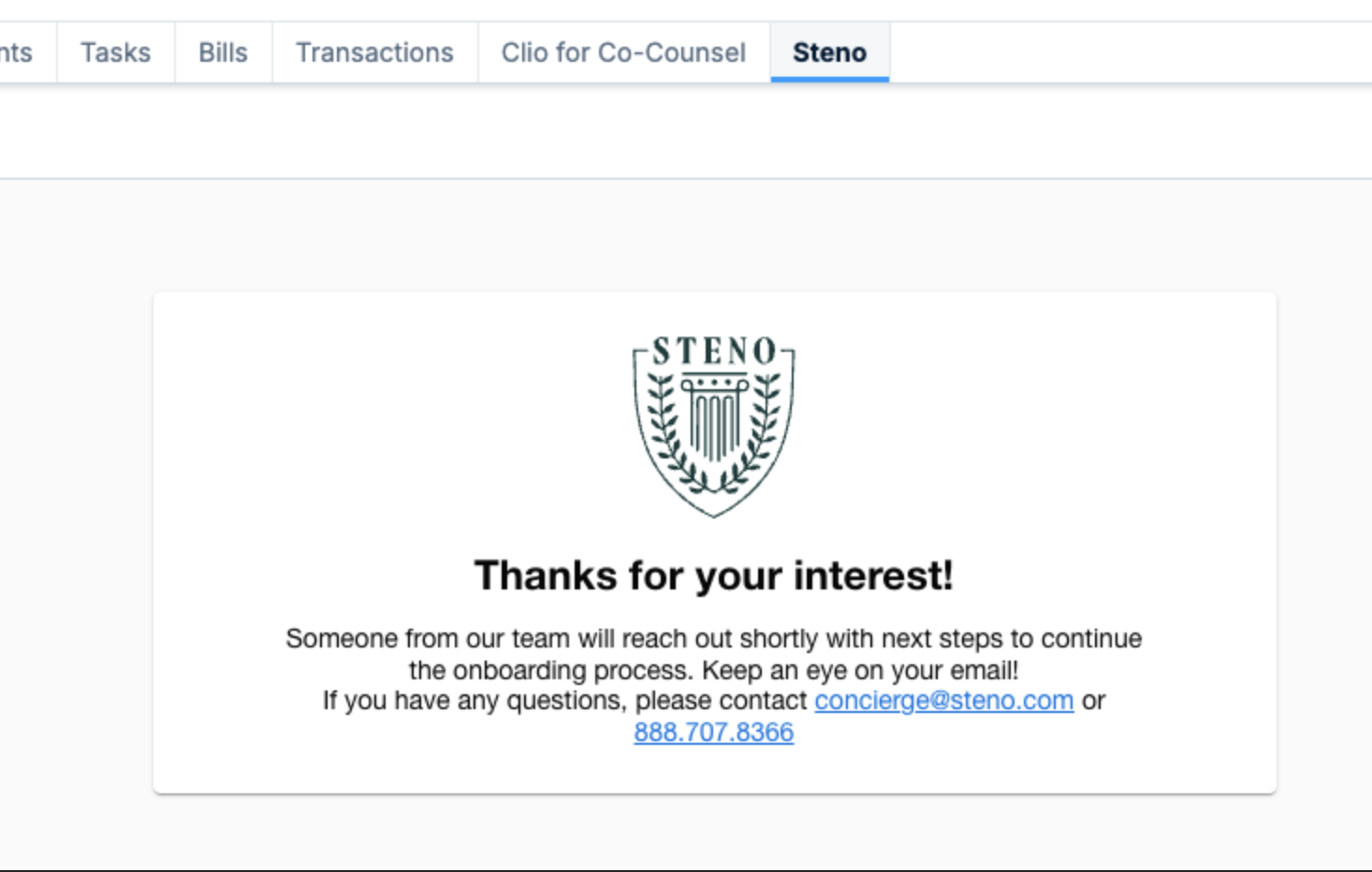 How to Book Jobs with Steno on Clio Manage